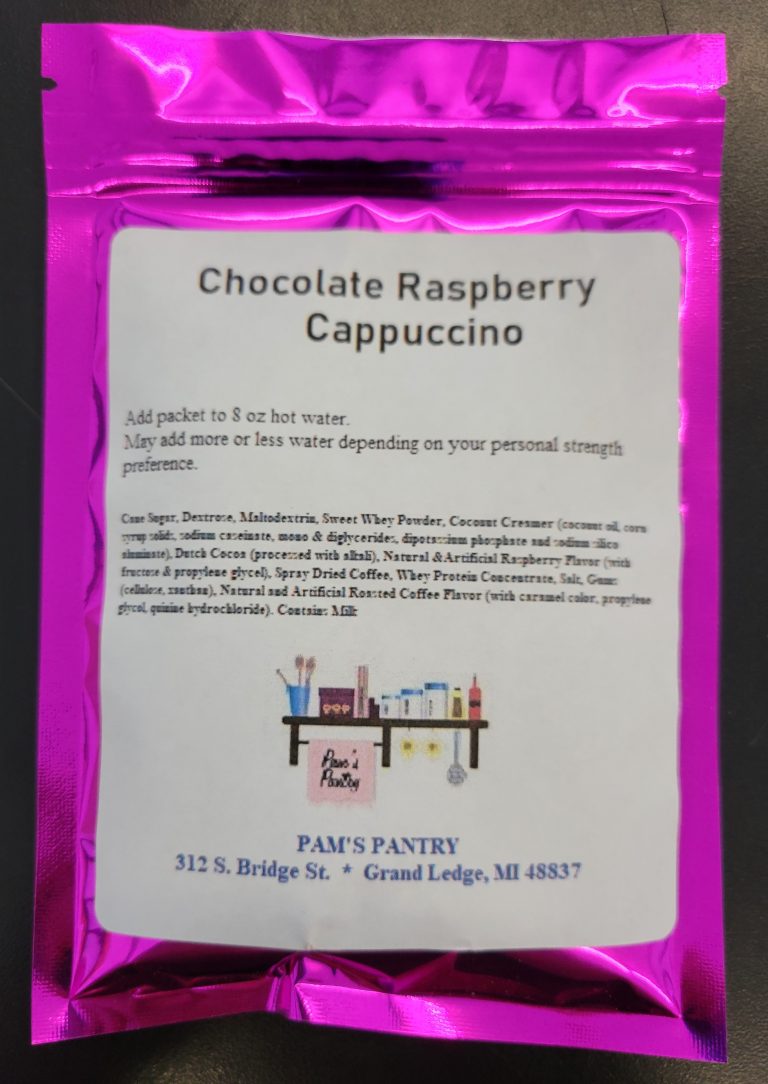 Chocolate Raspberry Cappuccino - Pam's Pantry